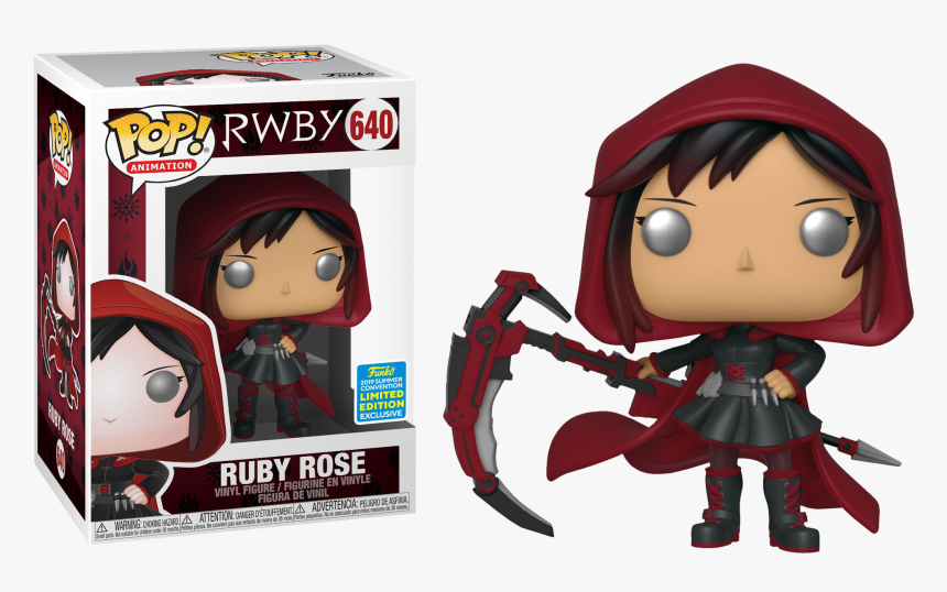 Ruby Rose With Hood Funko Pop Vinyl Figure, HD Png Download ...