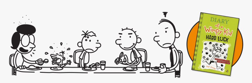 Diary Of A Wimpy Kid Hard Luck Book 8, HD Png Download , Transparent ...