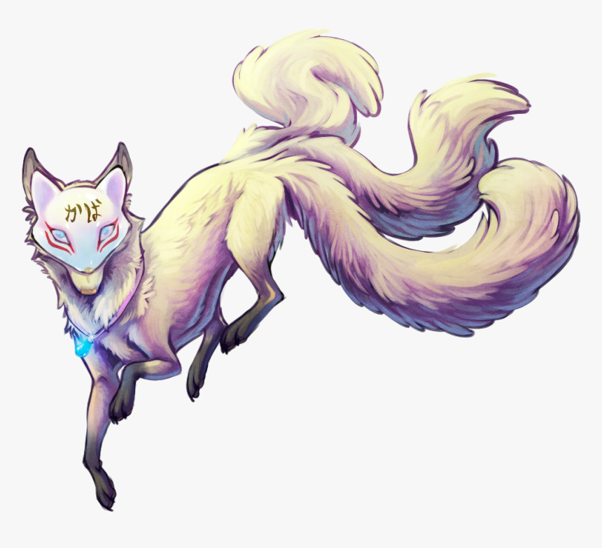 With A Mask It S Like Cookies - Transparent Kitsune, HD Png Download ...