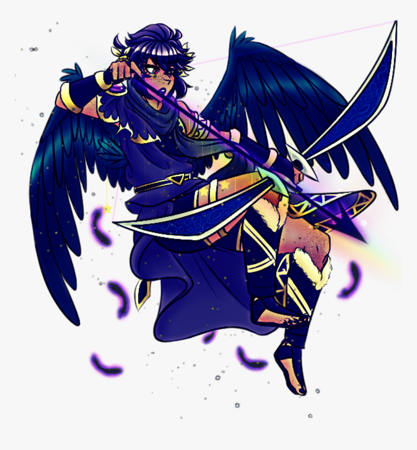 Kisw Darkpit Kisw Darkpit Kidicarus Angel Smashbros - Cartoon, HD Png ...