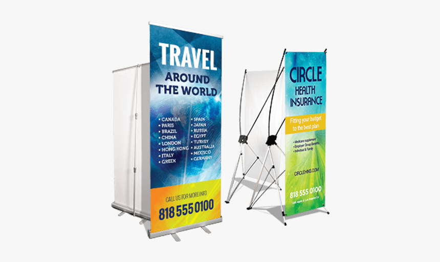 Retractable Banners - Retractable Banner, HD Png Download , Transparent ...