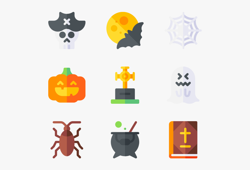 Spooky Icons, HD Png Download , Transparent Png Image - PNGitem