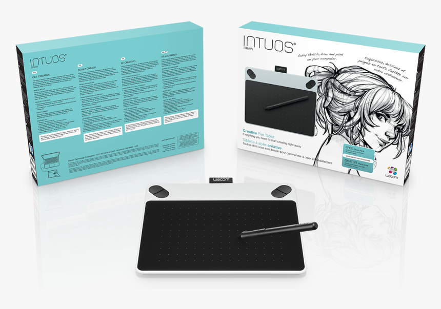 Wacom Intuos Draw Ctl 490, HD Png Download , Transparent Png Image ...