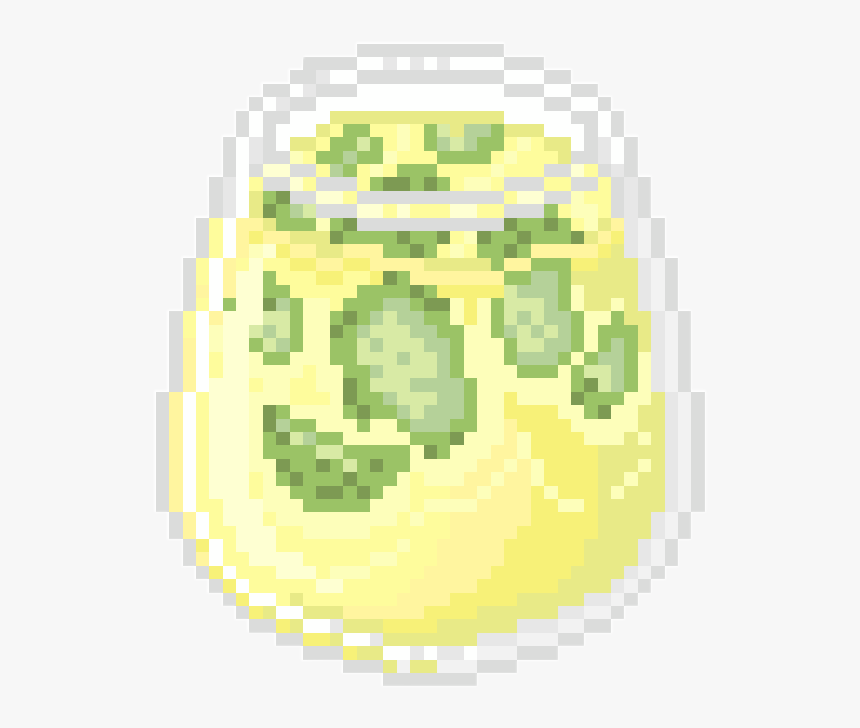Pixel Food Kawaii Lemon Lemonade Mojito Green Yellow - Png Green Pixel ...