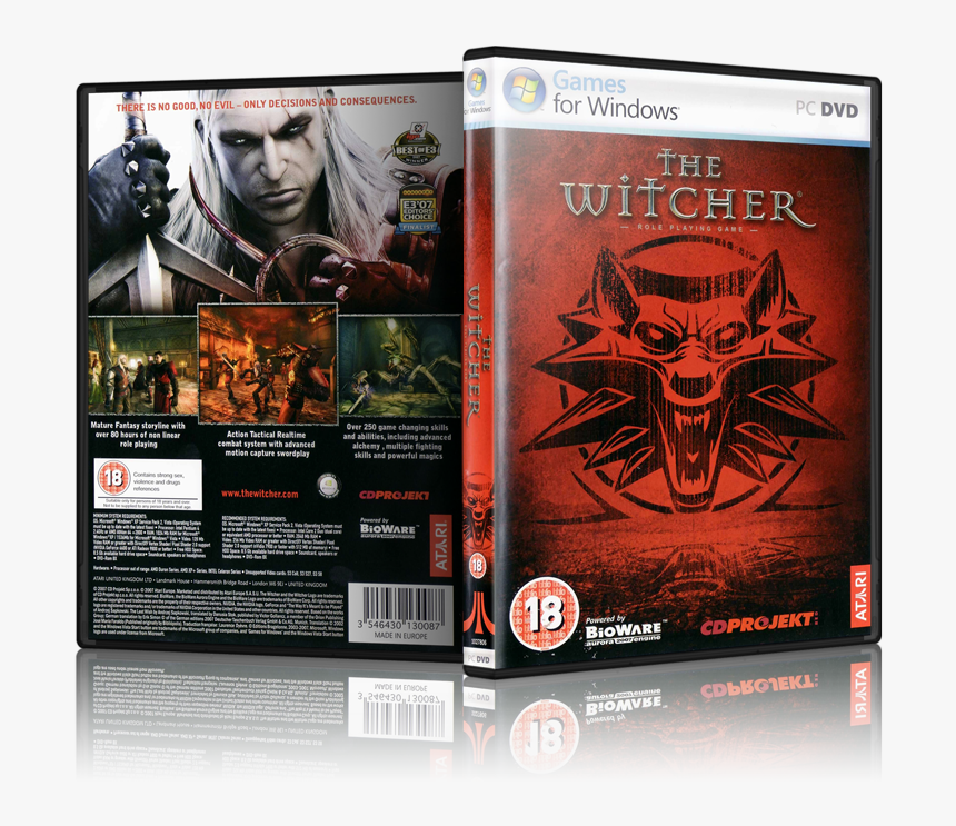 Witcher Pc Cover, HD Png Download , Transparent Png Image - PNGitem