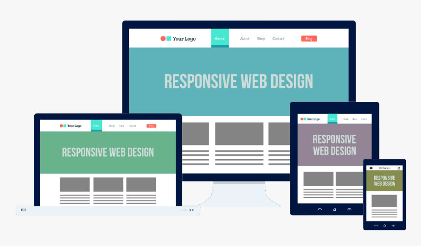 Custom Website Vs Wix - Responsive Web Design Image Stock, HD Png ...