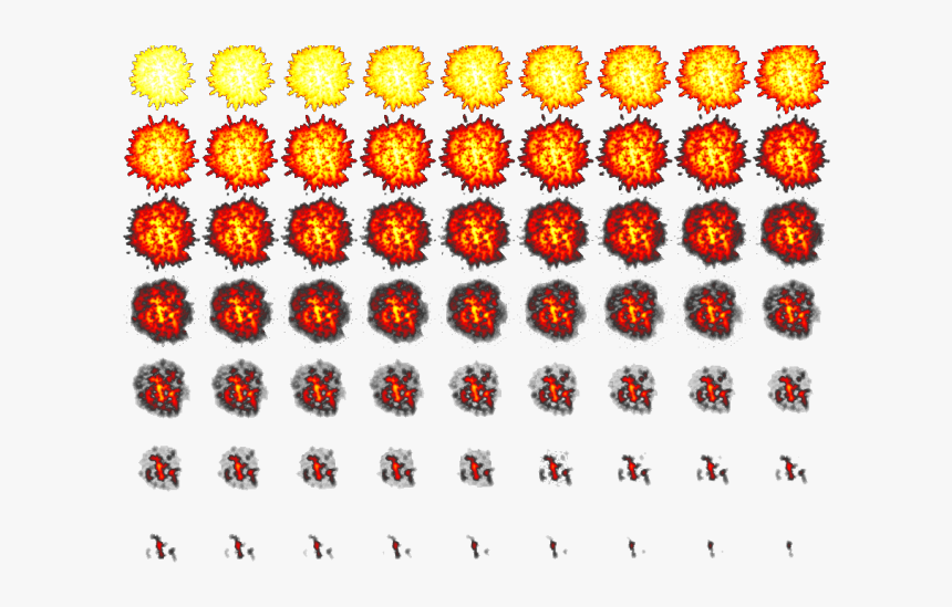 Explosion Sprite Sheet Png, Transparent Png , Transparent Png Image ...