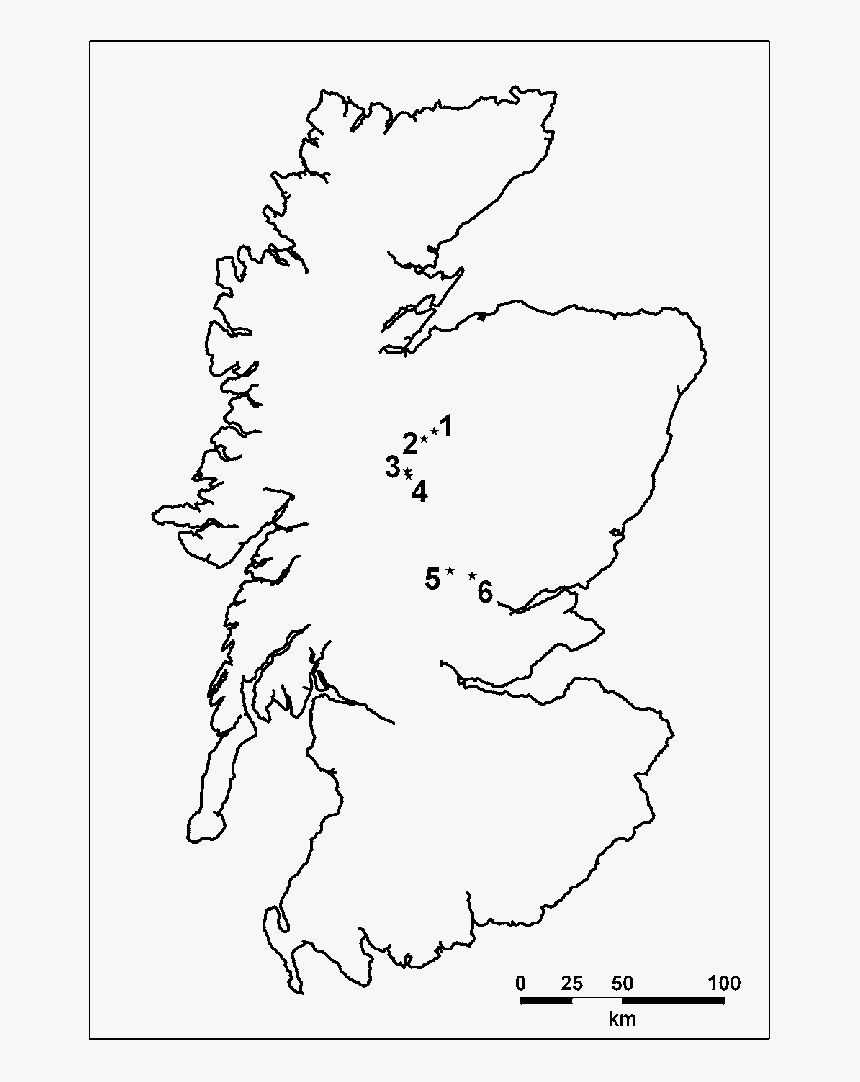 Map Of Scotland, HD Png Download , Transparent Png Image - PNGitem