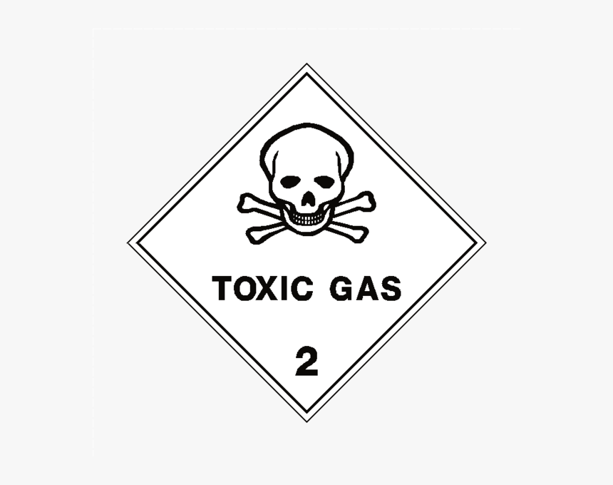 Toxic Gas 2 Label - Toxic Gas 2 Symbol, HD Png Download , Transparent ...