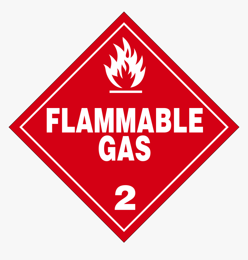 Class 2.1 Dangerous Goods, HD Png Download , Transparent Png Image ...