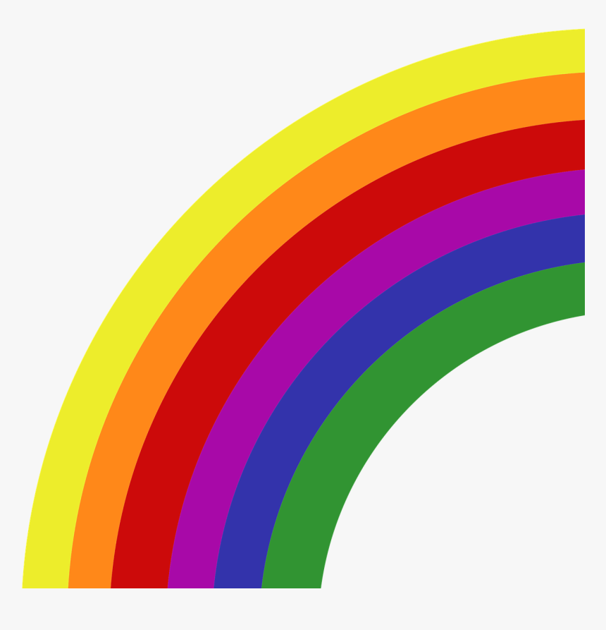 Rainbow 6 Colours - Lgbt Rainbow Transparent, HD Png Download ...
