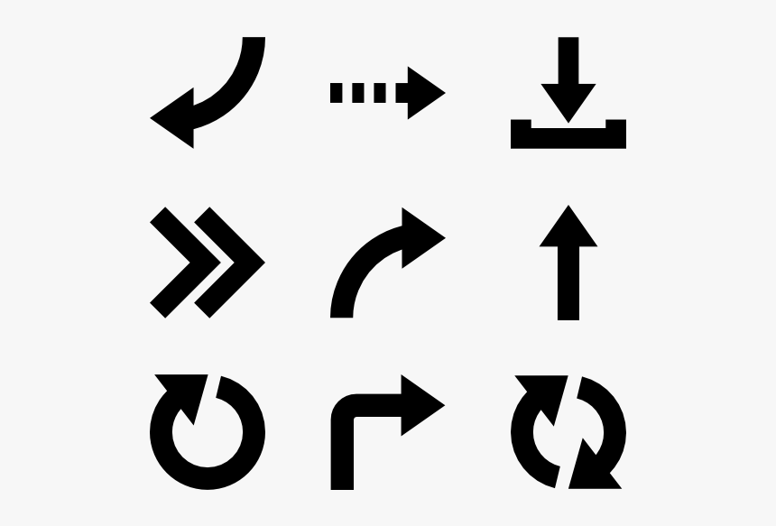 Arrows Set - Arrow Set Vector Png, Transparent Png , Transparent Png ...