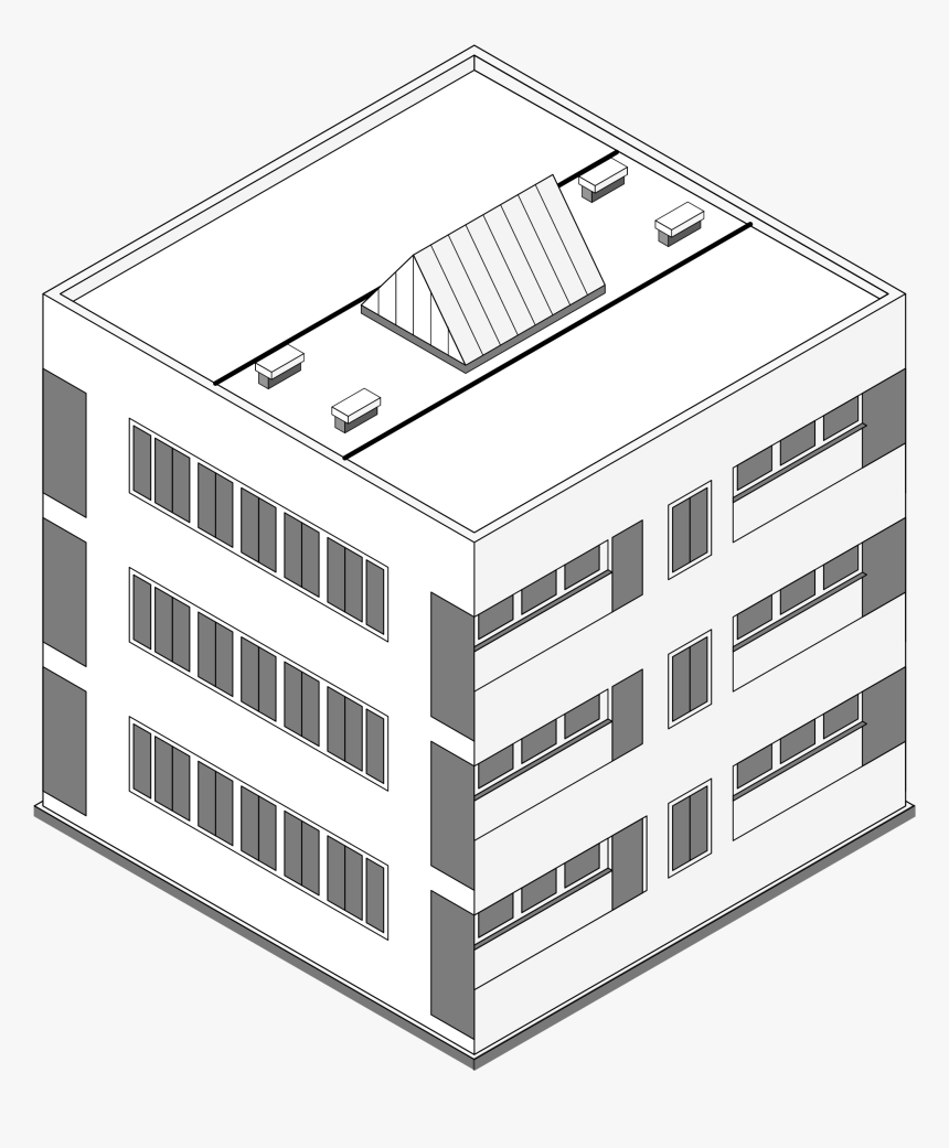 Isometric Building Clip Arts - Isometric Building Icon Png, Transparent ...