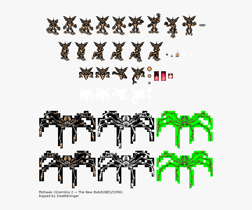 Gremlins 2 Nes Sprites, HD Png Download , Transparent Png Image - PNGitem