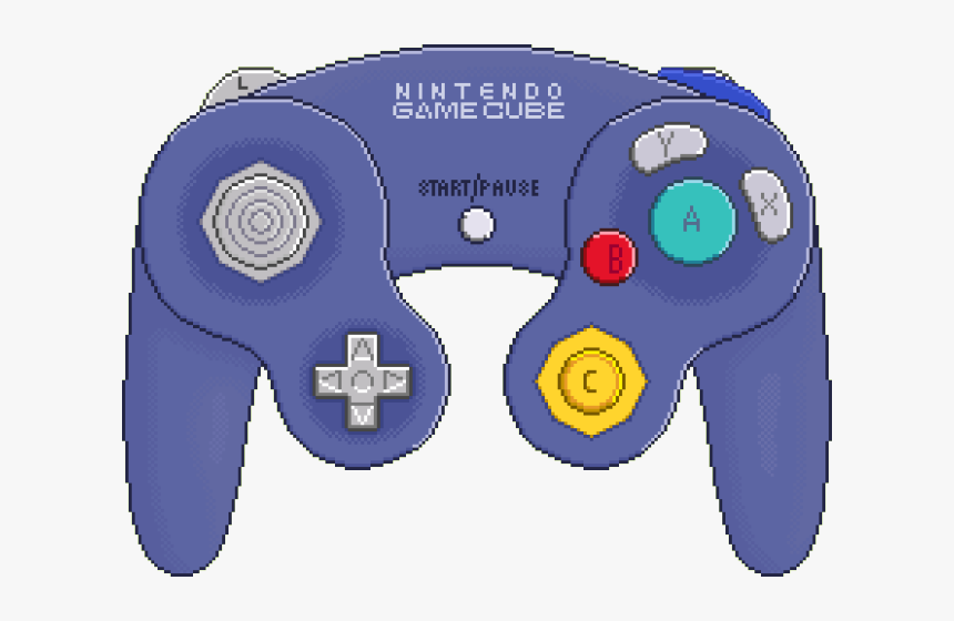 Drawn Controller Gamecube - Nintendo Gamecube Controller Png ...