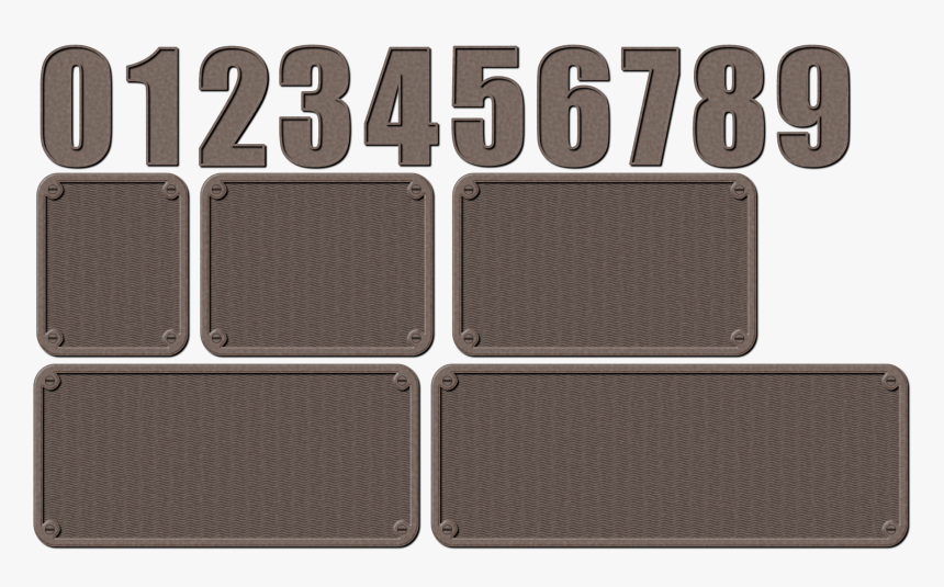 This Free Icons Png Design Of Metal Numbers And Backgrounds - Chocolate ...