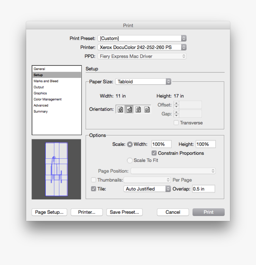 Indesign Print Dialogue Box - Indesign Print Poster, HD Png Download ...