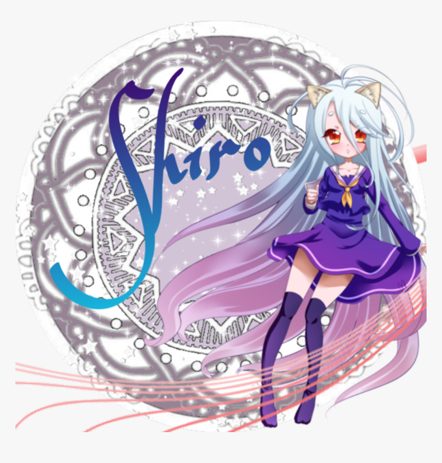 Anime Shiro From No Game No Life , Png Download - Cartoon, Transparent ...