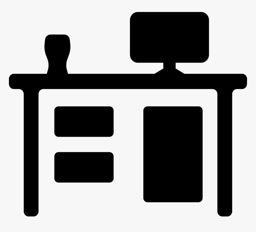 Desk - Desk Vector Icon Png, Transparent Png , Transparent Png Image ...