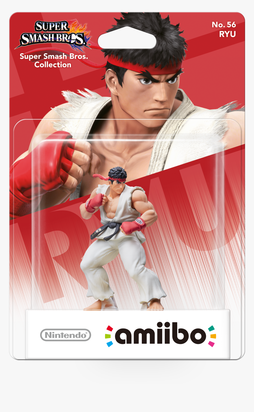 Ryu Shoryuken Png -56 Ryu - Amiibo Super Smash Bros Ryu, Transparent ...