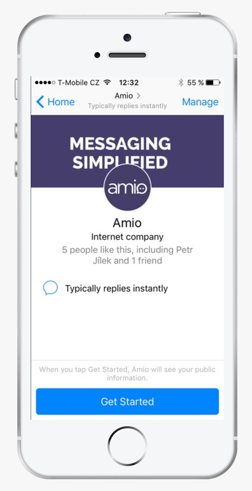 Messenger Get Started Button, HD Png Download , Transparent Png Image ...