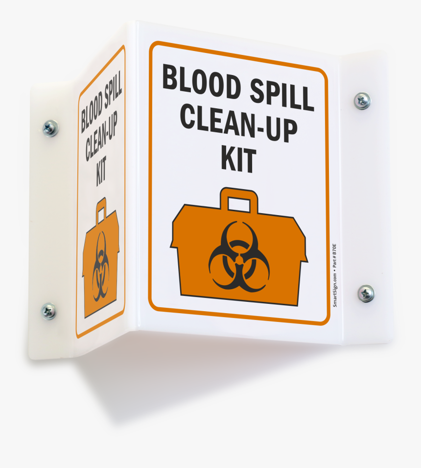 Biohazard Spill Kit Sign, HD Png Download , Transparent Png Image - PNGitem