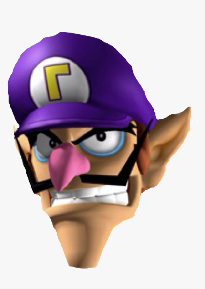 Waluigi Face Drawing