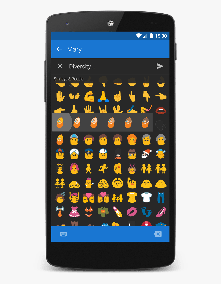 New Emojis On Android With Textra - Emojis De Lg K10, HD Png Download ...