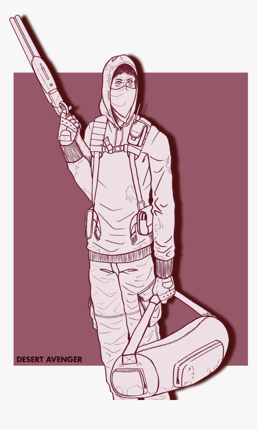 Escape From Tarkov Character Drawing, HD Png Download , Transparent Png ...