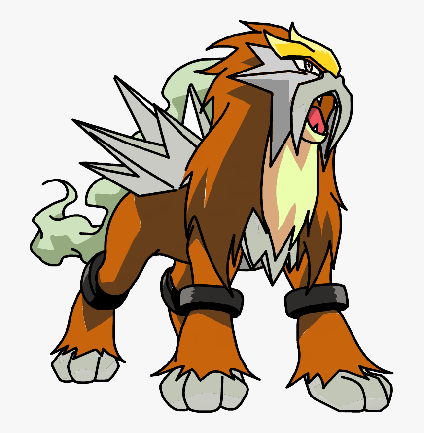 Shiny Entei Os - Pokémon Entei, HD Png Download , Transparent Png Image ...