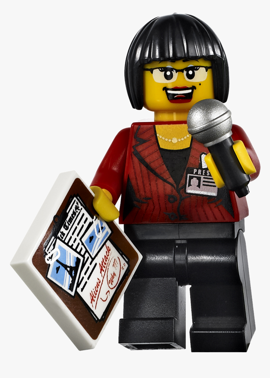 News Reporter - Lego Alien Conquest Reporter, HD Png Download ...