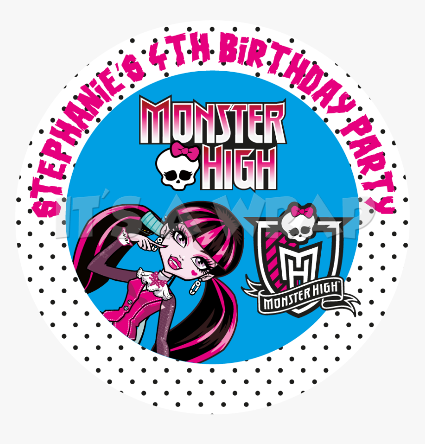 Monster High Party Box Stickers - Monster High, HD Png Download ...
