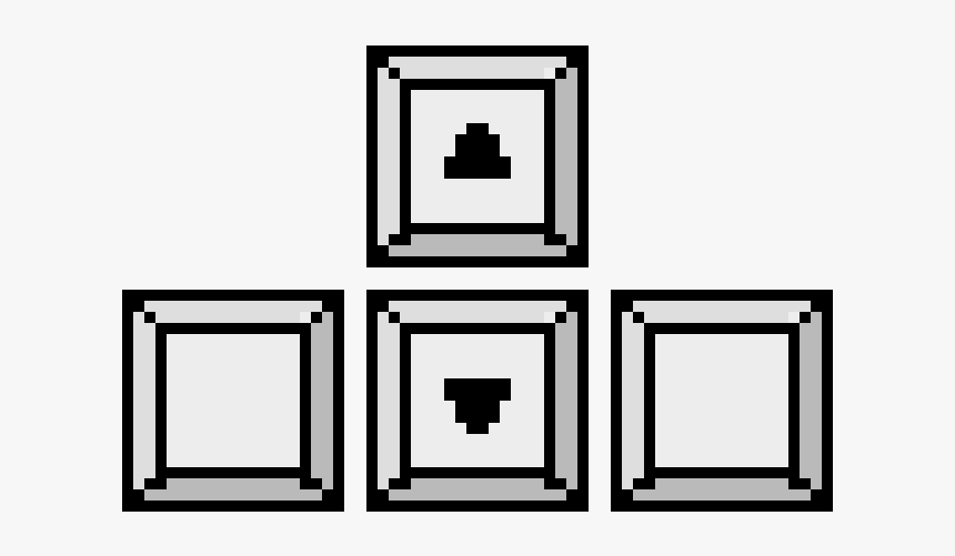 Pixel Arrow Keys Transparent, HD Png Download , Transparent Png Image ...