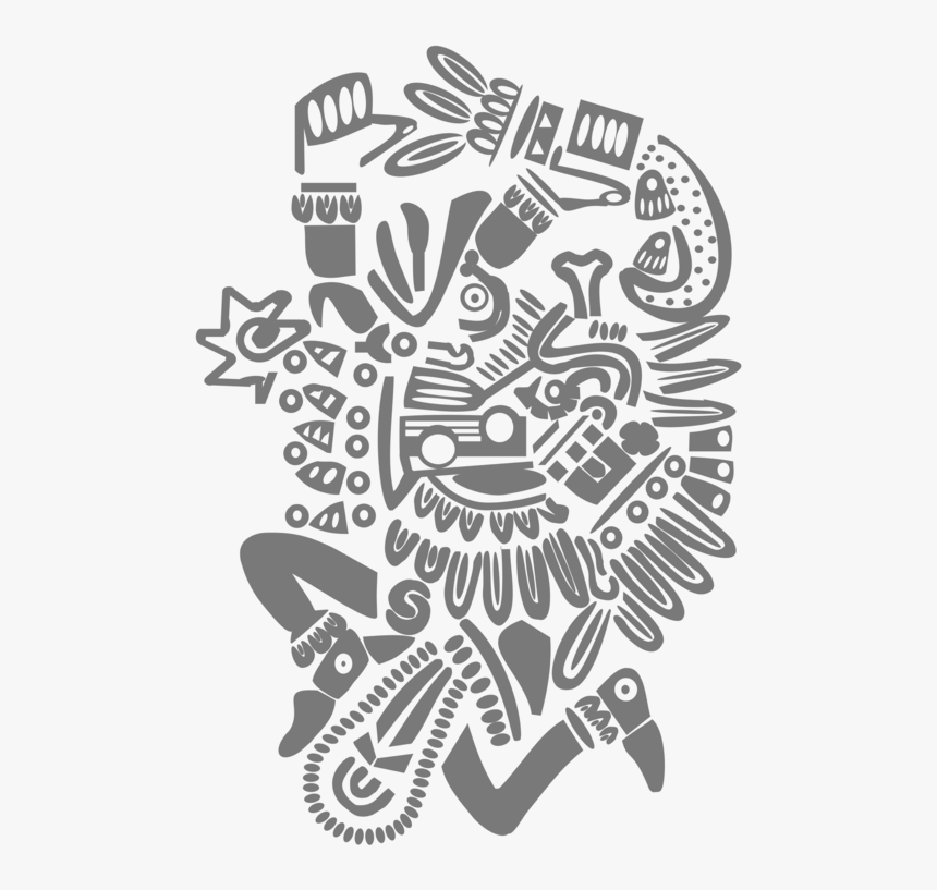 Transparent Aztec Border Png - Aztec God Design, Png Download ...