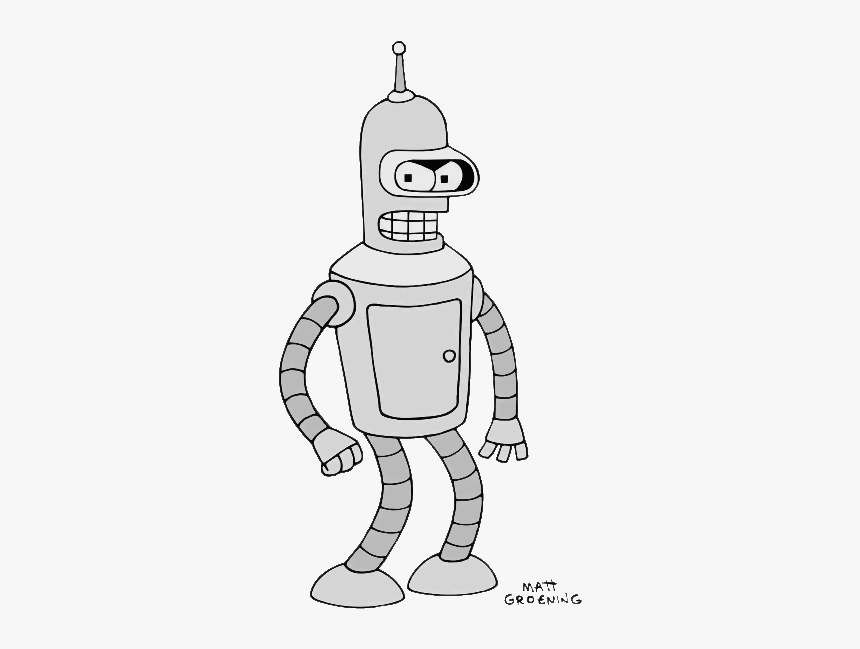 Desaturate - Bender Futurama, HD Png Download , Transparent Png Image ...