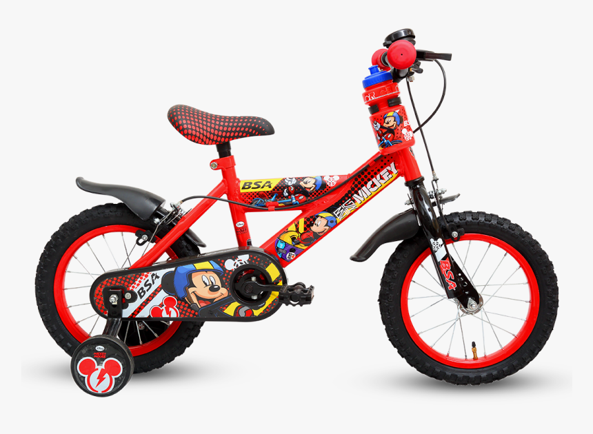 Mickey Mouse 16 Bike, HD Png Download , Transparent Png Image - PNGitem
