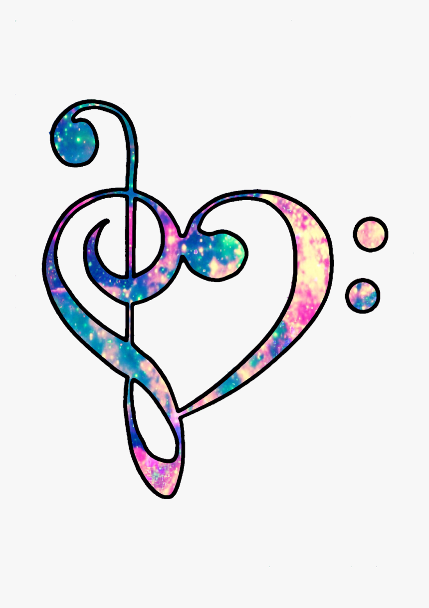 #ftestickers #hearts #love #music #trebleclef #musicnotes - Colorful ...