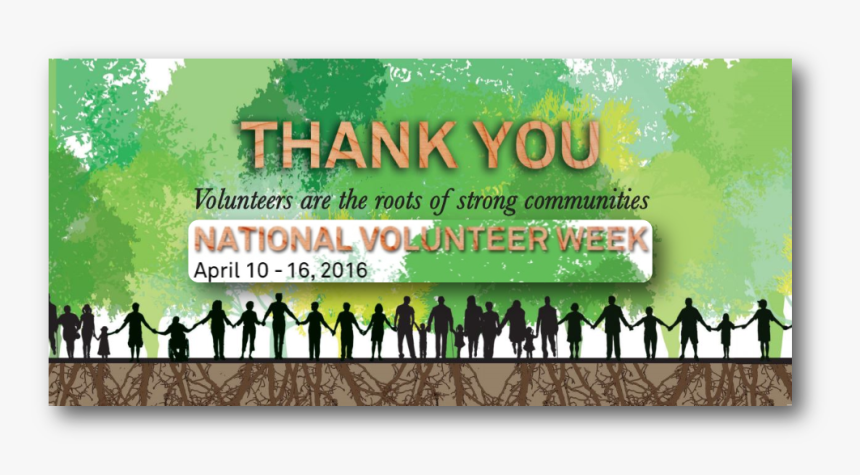 Picture - Thank You National Volunteer Week, HD Png Download ...