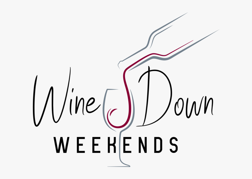 Wine Down Weekends Logo Branding Logo Design Branding - Calligraphy, HD ...