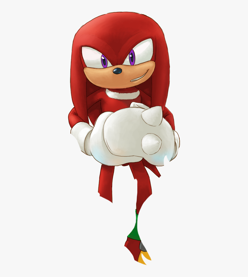 Knuckles The Echidna - Knuckles The Echidna Front, HD Png Download ...