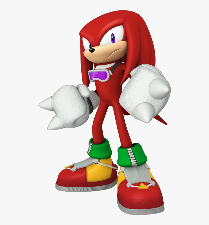 Knuckles The Echidna Sonic Free Riders, HD Png Download , Transparent ...