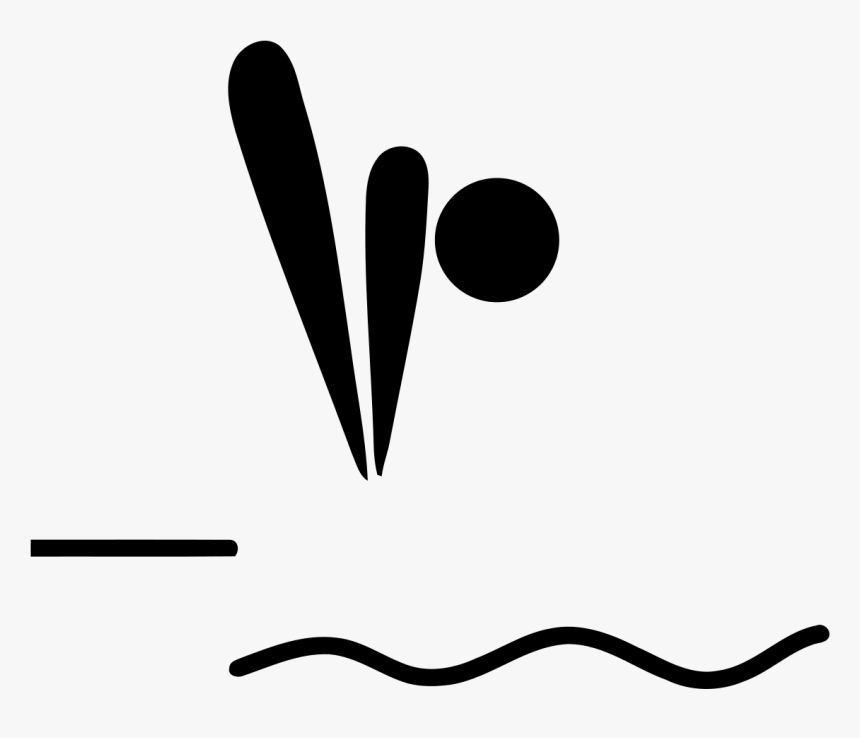 Pictogram Diving - Olympic Diving Pictogram, HD Png Download ...