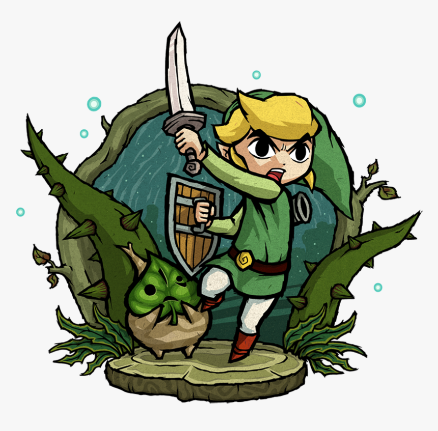 Princess Zelda And Link Wind Waker