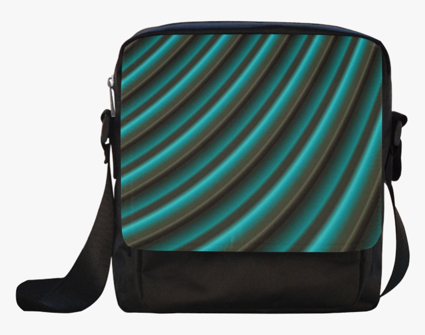 Glossy Green Gradient Stripes Crossbody Nylon Bags - Messenger Bag, HD ...