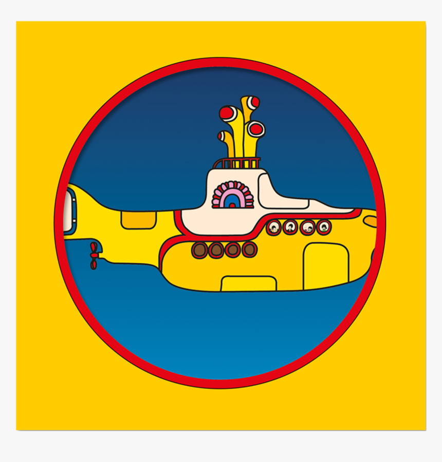 Yellow Submarine Picture Disc, HD Png Download , Transparent Png Image ...