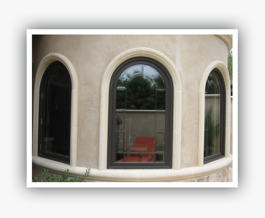 Transparent Arch Window Png - Arched Windows Stucco Trim, Png Download ...