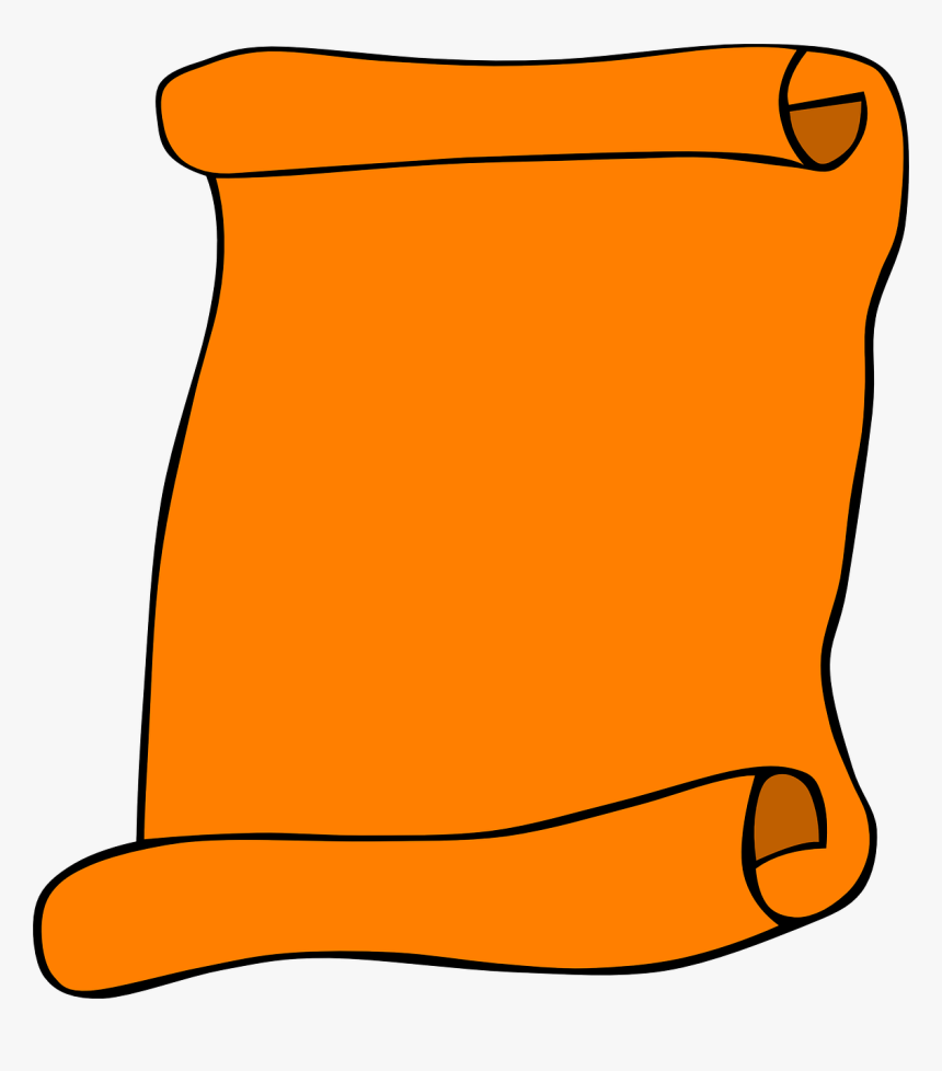 Orange Paper Clipart, HD Png Download , Transparent Png Image - PNGitem