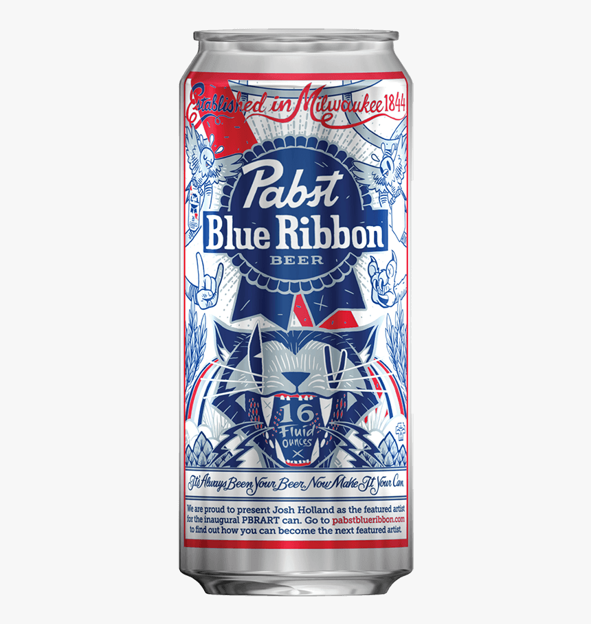 Pabst Blue Ribbon New Can, HD Png Download , Transparent Png Image ...