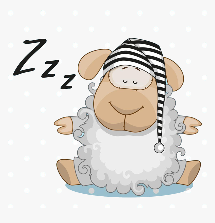 Sleeping Sheep Clipart