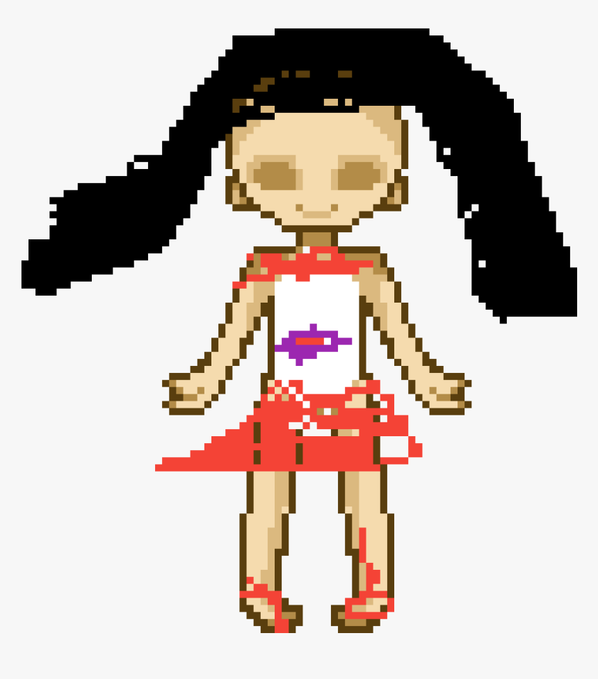 Super Girly Gamer Art - Grid Minecraft Pixel Art, HD Png Download ...